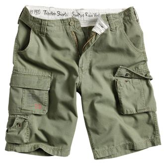 Surplus Herren Cargo Trooper Shorts, Oliv, 3XL