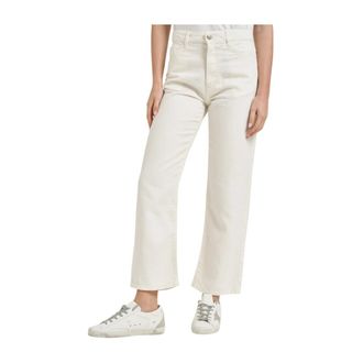 Icon Denim Los Angeles Femme, Jeans, Beige, Taille: W27 Jean &Eacute;vas&eacute; Raccourci