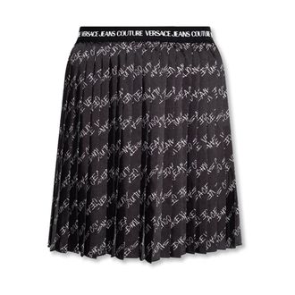 Versace Jeans Couture Plisseerock - - Skirts - Damen - Schwarzk - XS