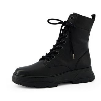 Paul Green Damen, Frauen Schnürstiefeletten,schnürschuhe,Sneaker,Halbschuhe,straßenschuhe,Freizeitschuhe,Boots,Stiefel,Schwarz (MAINCALF/Black),38.5 EU / 5.5 UK