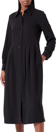 Seidensticker Damen 133504 Kleid, Schwarz, 38 EU