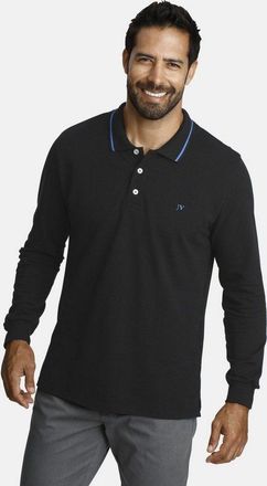 Jan Vanderstorm Langarm-Poloshirt ELLIS in hochwertiger Pikee-Qualität