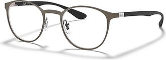 Ray-Ban Rb6355 Optics Gunmetal Fassung Klar Glas Polarisiert 52-20