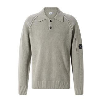 C.P. Company C.p. Company - Pull &agrave; col en V - Homme - Pulls - Gris - Taille: XL