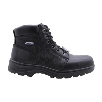Skechers Sicherheitsschuhe mit Schn&uuml;rung - - Shoes - Herren - Schwarzk - 44 EU