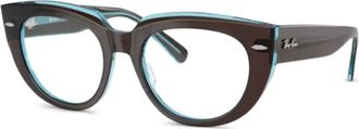 Ray-Ban Cat-Eye-Brille - Braun