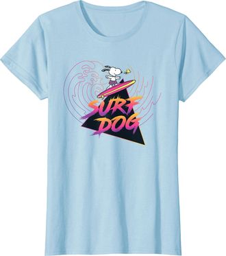Peanuts Surf Dog Snoopy Retro T-Shirt