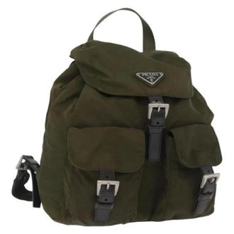 Prada Pre-owned Vintage Backpack - - Pre-owned - Damen - Gr&uuml;n - ONE SIZE