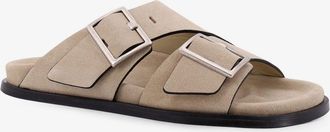 Alohas Womens Sandals Alba Suede Beige