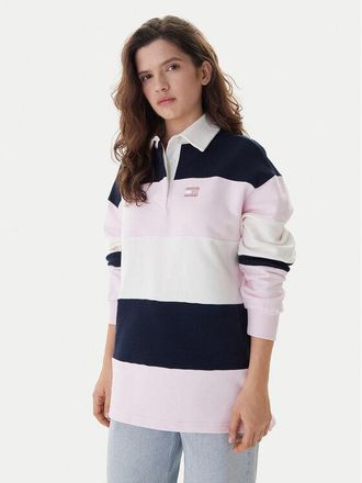 Tommy Jeans Sweatshirt Badge DW0DW21927 Bunt Relaxed Fit