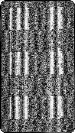 Andiamo Teppich Dalia strapazierfähiger Teppichläufer aus Polypropylen pflegeleicht und fleckenbeständig 67 x 120 cm anthrazit