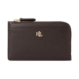Ralph Lauren Kompakte Geldb&ouml;rse - - Accessories - Damen - Braun - ONE SIZE