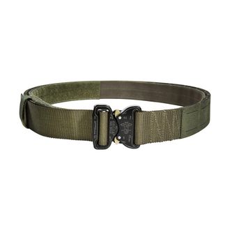Tasmanian Tiger TT Modular Belt Set Flacher 43mm Cobra Koppel Ausr&uuml;stungs- und Dienst-G&uuml;rtel mit Laser Cut Molle inkl. Inneng&uuml;rtel (XL, Oliv)