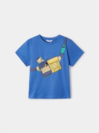 MAYORAL T-Shirt 3018 Blau Regular Fit