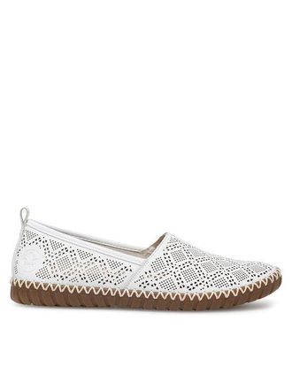 Rieker Halbschuhe M2851-80 Wei&szlig;