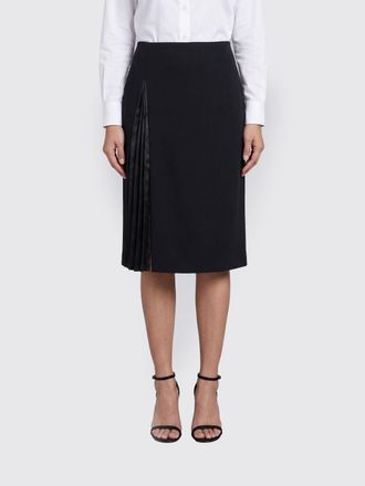 Jil Sander Mini-jupe crayon pliss&eacute;e Fiala en laine vierge &agrave; taille haute