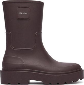 Calvin Klein Gummistiefel Rainboot Rubber HW0HW03179 Dunkelbraun
