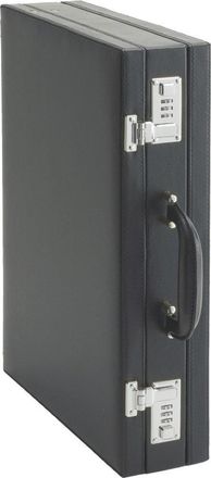 Alassio 92300 - Attachékoffer PONTE, aus Lederimitat, ca. 44,5 x 33 x 10 cm, schwarz