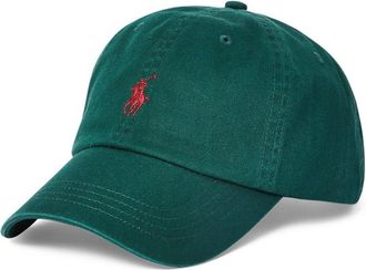 Ralph Lauren Cap aus Baumwoll-Twill mit Pony-Stickerei in