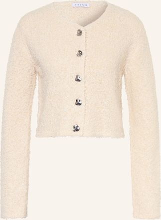 Mrs & Hugs Mrs & Hugs Strickjacke weiss