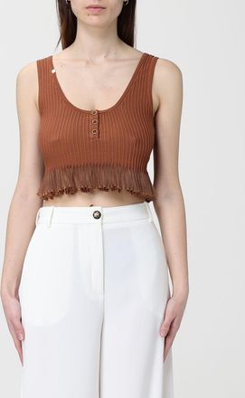 Elisabetta Franchi Top ELISABETTA FRANCHI Femme couleur Marron