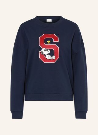 Mey Mey Schlafshirt Serie Mey &times; Peanuts blau