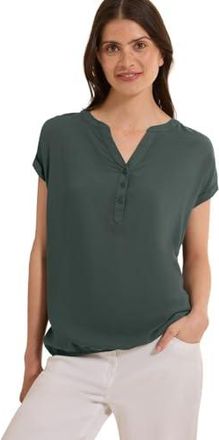 Cecil 3411632 Blouse, Dark Balmy Kaki, S Femmes