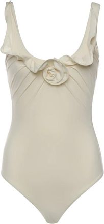 Magda Butrym Femme, Maillots de bain, Beige, Taille: 36 FR One-piece