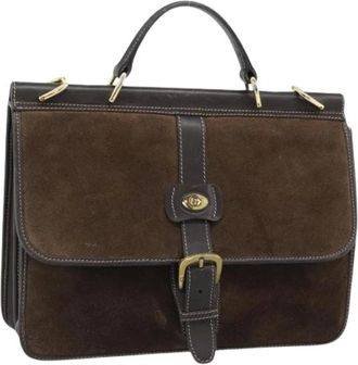 Gucci Sac &agrave; main en cuir doccasion - Femme - Pre-owned - Brun - Taille: ONE Size