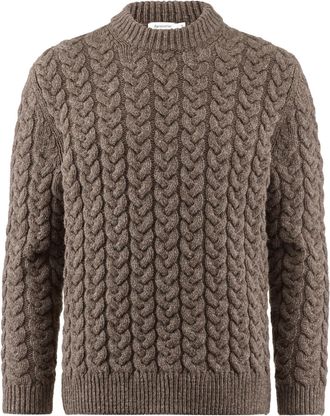 Hessnatur Rhön-Pullover Zopf Regular Herren aus Reiner Rhönschafwolle | nachhaltig und fair hergestellt (Fair Wear Foundation)