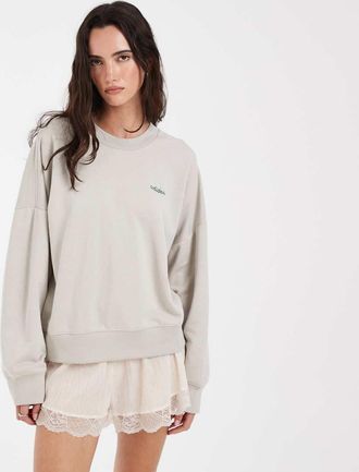 adidas Originals adidas - Sportswear - Sweat &agrave; petit logo - Gris-Argent&eacute;