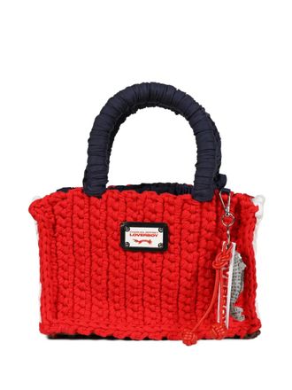 Charles Jeffrey Loverboy sac &agrave; main en crochet - Rouge