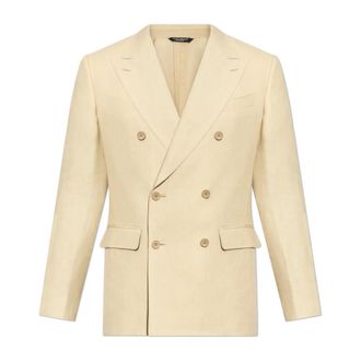 Dolce & Gabbana Leinenblazer - - Jackets - Herren - Beige - M