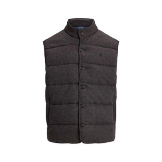 Polo Ralph Lauren Gesteppter &auml;rmelloser Puffer Gilet - - Jackets - Herren - Schwarzk - 2XL
