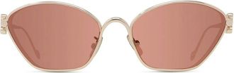 Loewe Femme, Accessoires, Jaune, Taille: 57 MM Anagram Lunettes de soleil