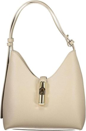 Furla Femme, Sacs, Beige, Taille: ONE Size Sac &agrave; main en cuir au design &eacute;l&eacute;gant