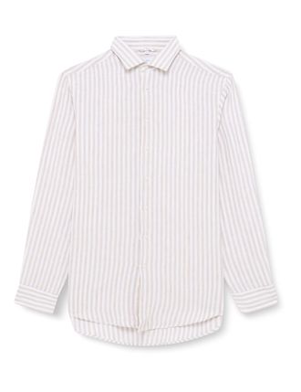 Seidensticker Herren Business Hemd - Hemd mit geradem Schnitt - Regular Fit - Langarm - Kent-Kragen - 100% Leinen