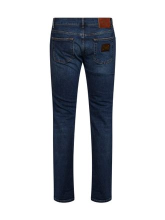 Dolce & Gabbana Mens Jeans Skinny Blue Denim Cotton