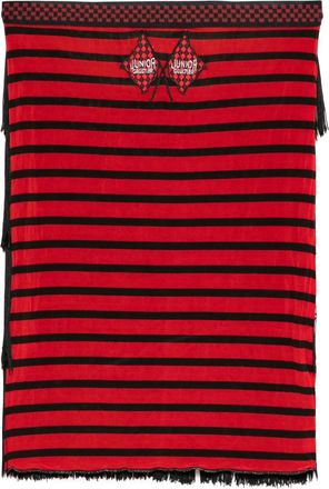 Jean Paul Gaultier jupe à franges (années 1980) - Rouge