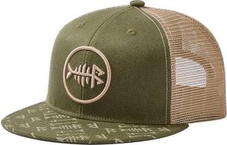 Bassdash Casquette de Camionneur à Bord Plat réglable Snapback Chapeau Maille Dos pour Hommes Femmes pêche Chasse