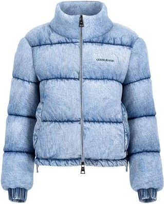 Guess Doudoune matelass&eacute;e en denim de coton