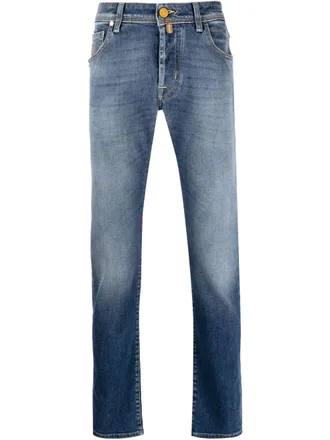 Jacob Cohen Gerade Slim-Fit-Jeans - Blau