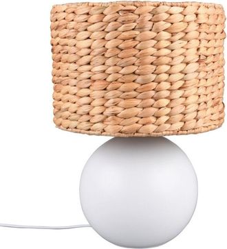 Trio Lampe design, Lampe &agrave; poser &Oslash;28 cm Vina Blanc en C&eacute;ramique