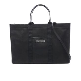 Balenciaga Pre-owned Hardware Large 2Way Tote Bag Canvas Leather - - Pre-owned - Herren - Schwarzk - ONE SIZE