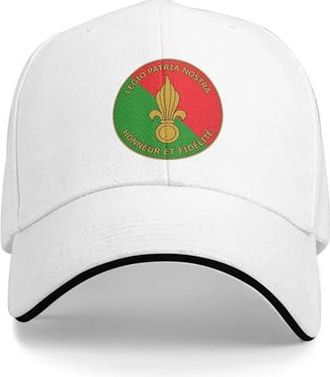 Generic Casquette Homme, Casquette de la L&eacute;gion &eacute;trang&egrave;re fran&ccedil;aise Insigne Mode Casquettes de Baseball d&eacute;contract&eacute;es Bonnet r&eacute;glable Hip Hop Summer Unisex Ba