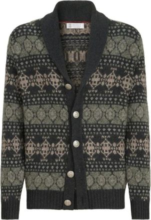Brunello Cucinelli Homme, Pulls, Noir, Taille: M Cardigan
