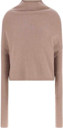 Rick Owens Rundhalspullover - Nude