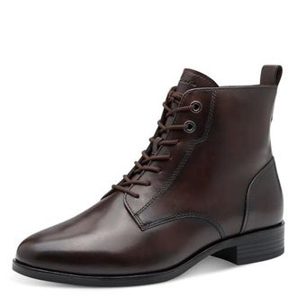 Tamaris Bottines plates en dentelle pour femme - Moka - Taille 38 EU, moka, 38 EU