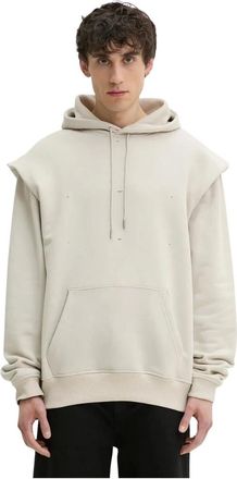 Heliot Emil Heliot Emil, Homme, Sweatshirts et sweats &agrave; capuche, Beige, Taille: XL SweaT-shirts &agrave; capuche