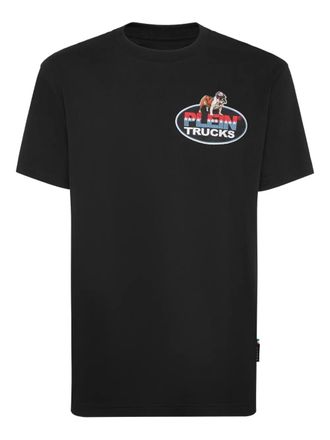 Philipp Plein t-shirt à logo imprimé - Noir